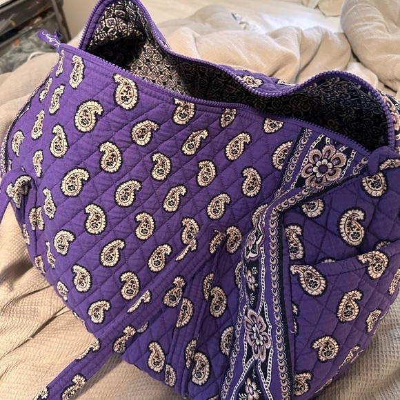 Vera Bradley | Bags | Vera Bradley Purple Paisley Duffel Bag | Poshmark